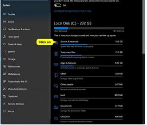 How to check Reserved Storage capacity in Windows 10 - ICTfix