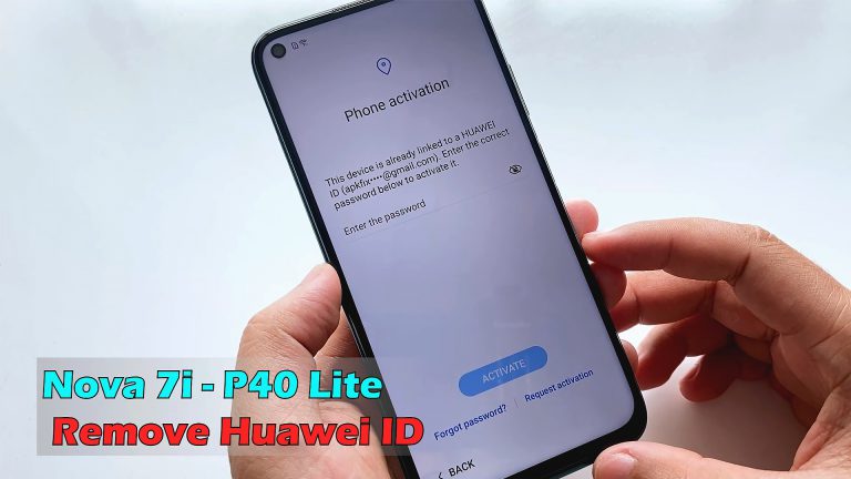 How to Remove Huawei ID Nova 7i - P40 Lite EMUI 10 | 2021 - ICTfix