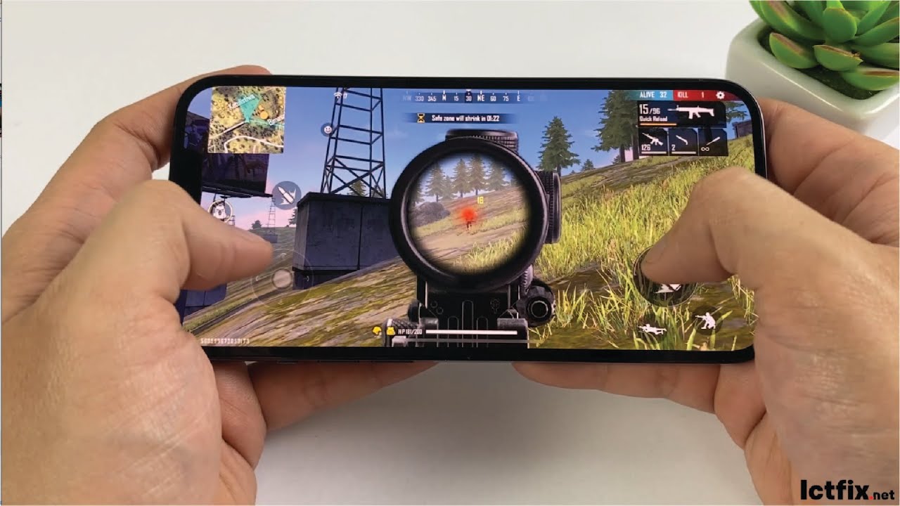 iPhone 12 Pro Max Free Fire Gaming test | Apple A14 Bionic, 6 GB RAM ...