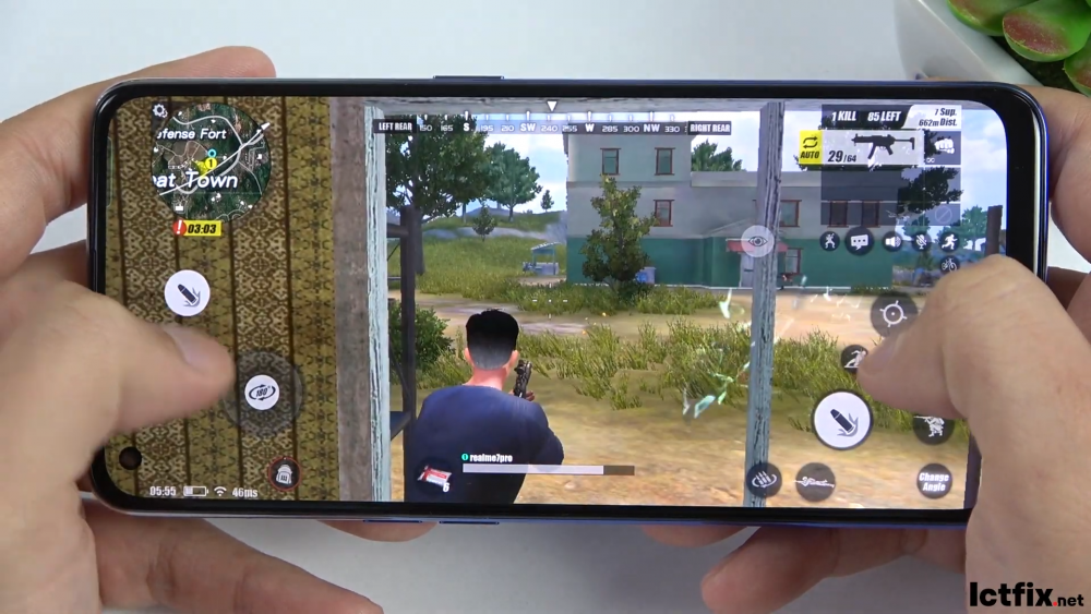 Oppo A74 test game Rules Of Survival Ros | Snapdragon 662, 8GB RAM - ICTfix