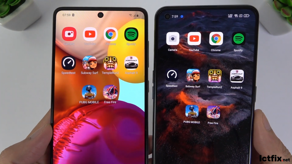 Oppo A94 vs Samsung Galaxy A71 | Fingerprint, Video test Display ...