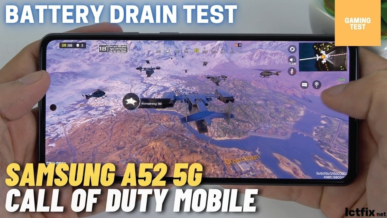 Samsung Galaxy A52 5G Call of Duty Mobile Gaming test CODM | Snapdragon ...