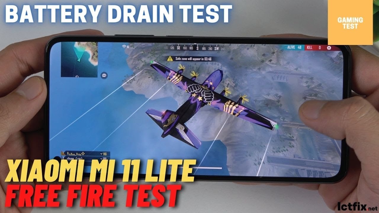 Xiaomi Mi 11 Lite Free Fire Gaming test | Snapdragon 732G, 90Hz Display ...