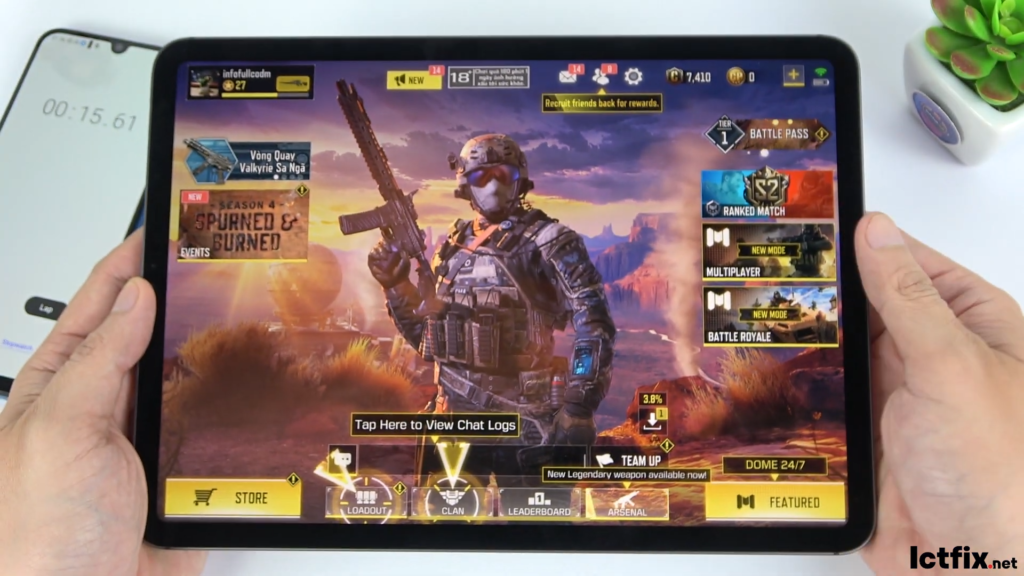 iPad Pro 2020 11 Inch Call of Duty Gaming test CODM | Apple A12Z, 6GB ...