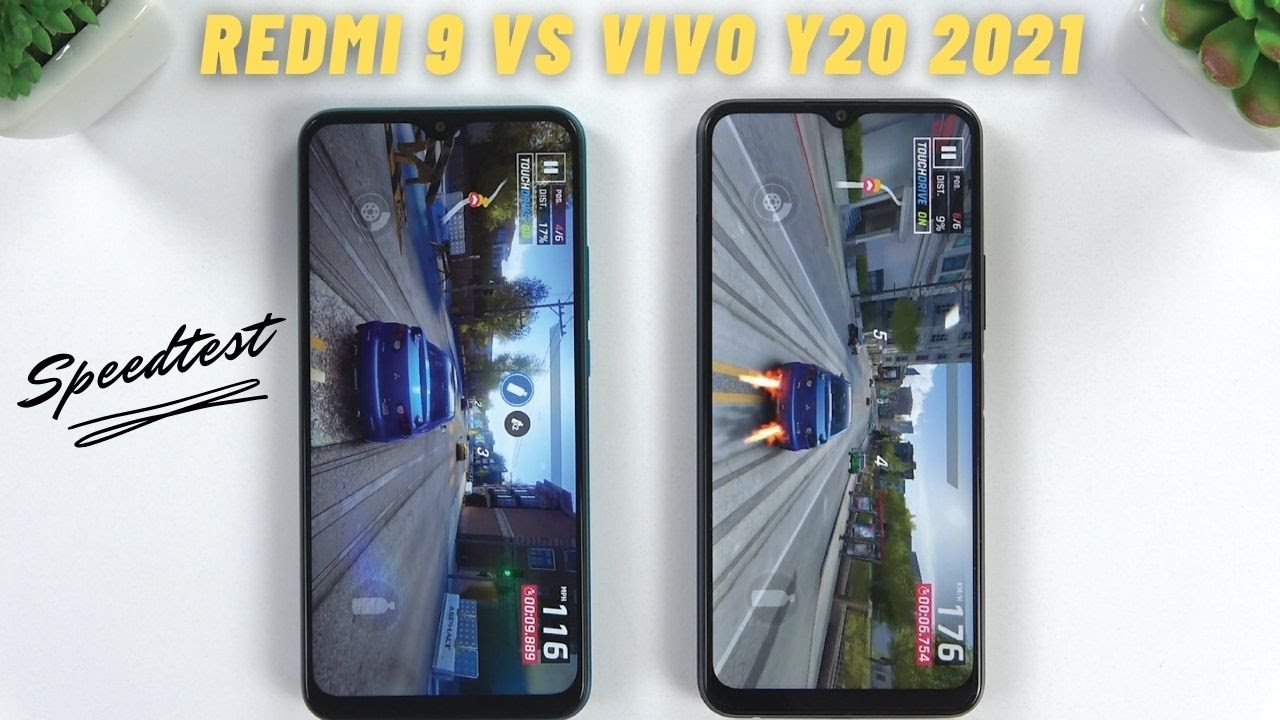 Xiaomi Redmi 9 vs Vivo Y20 2021 | Helio G80 vs Helio P35 Speedtest ...