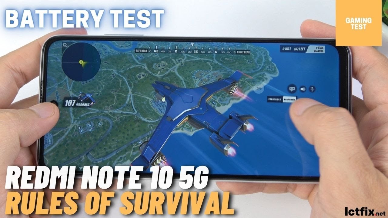 Xiaomi Redmi Note 10 5G test game Rules Of Survival Ros | MediaTek ...