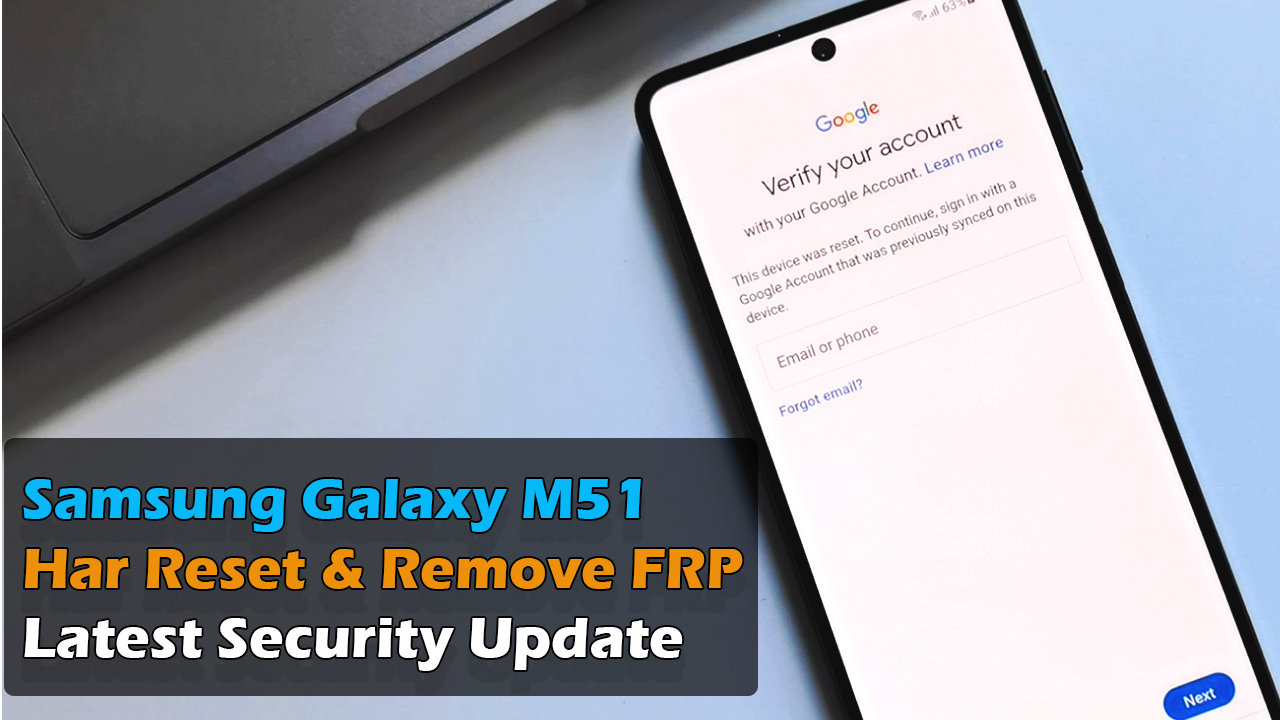 Har Reset & Remove FRP Lock Samsung Galaxy M51| Latest Security Update ...