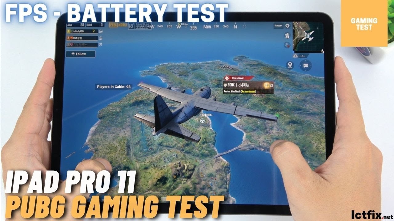 iPad Pro 2020 11 Inch PUBG Gaming test CODM | Apple A12Z, 6GB RAM - ICTfix