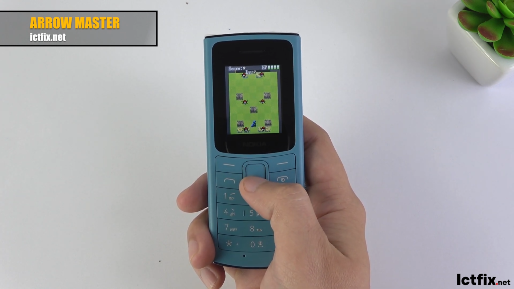 Nokia 110 4G Test Game | Unisoc T107, RAM 128 MB Snake, Nitro Racing ...