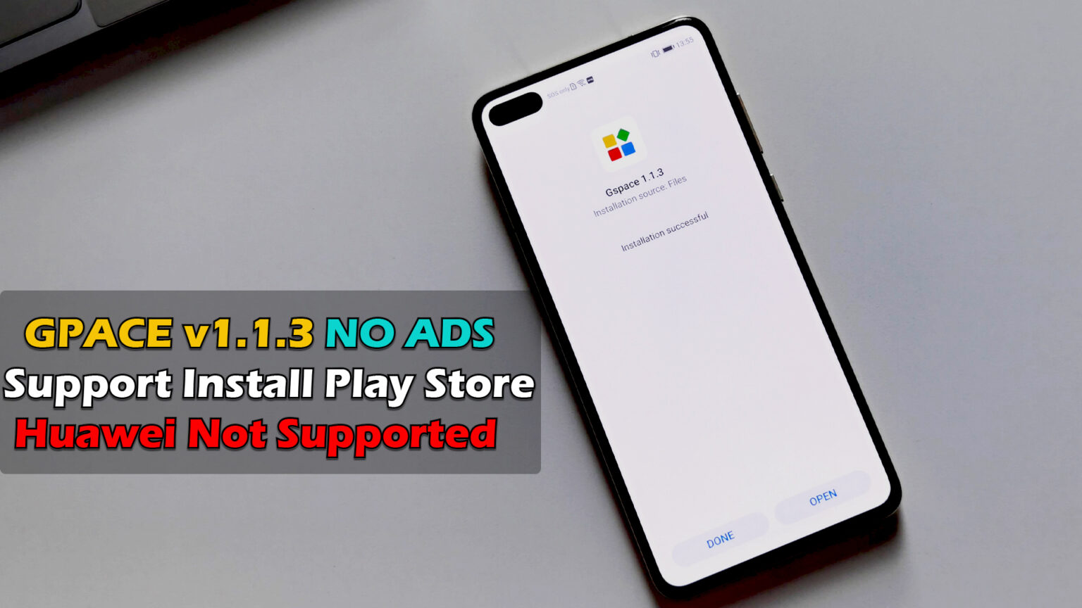 GSPACE v1.1.3 NO ADS Support Install Google Play Store Huawei Devices - ICTfix
