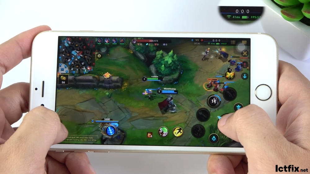 iPhone 6s Plus League of Legends Mobile Wild Rift Gaming test 2021 ...