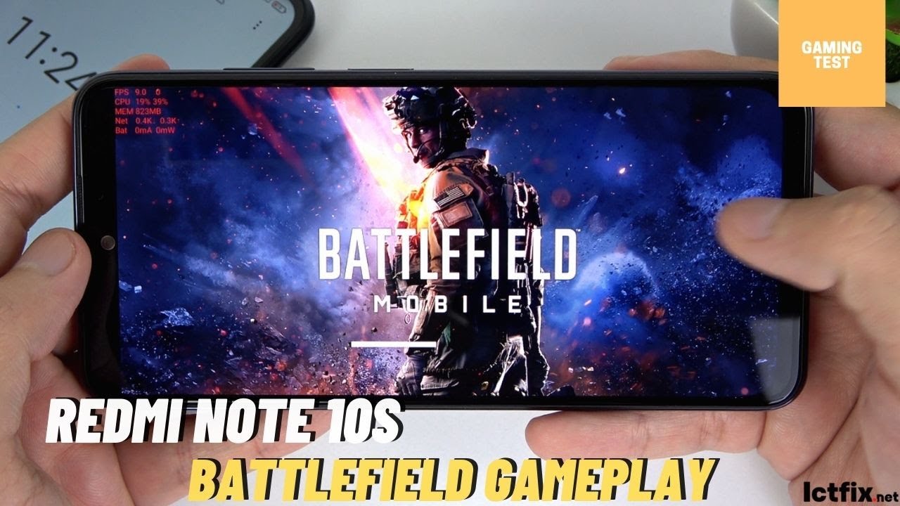 Redmi Note 10s Battlefield Mobile Gaming test Max Setting - ICTfix