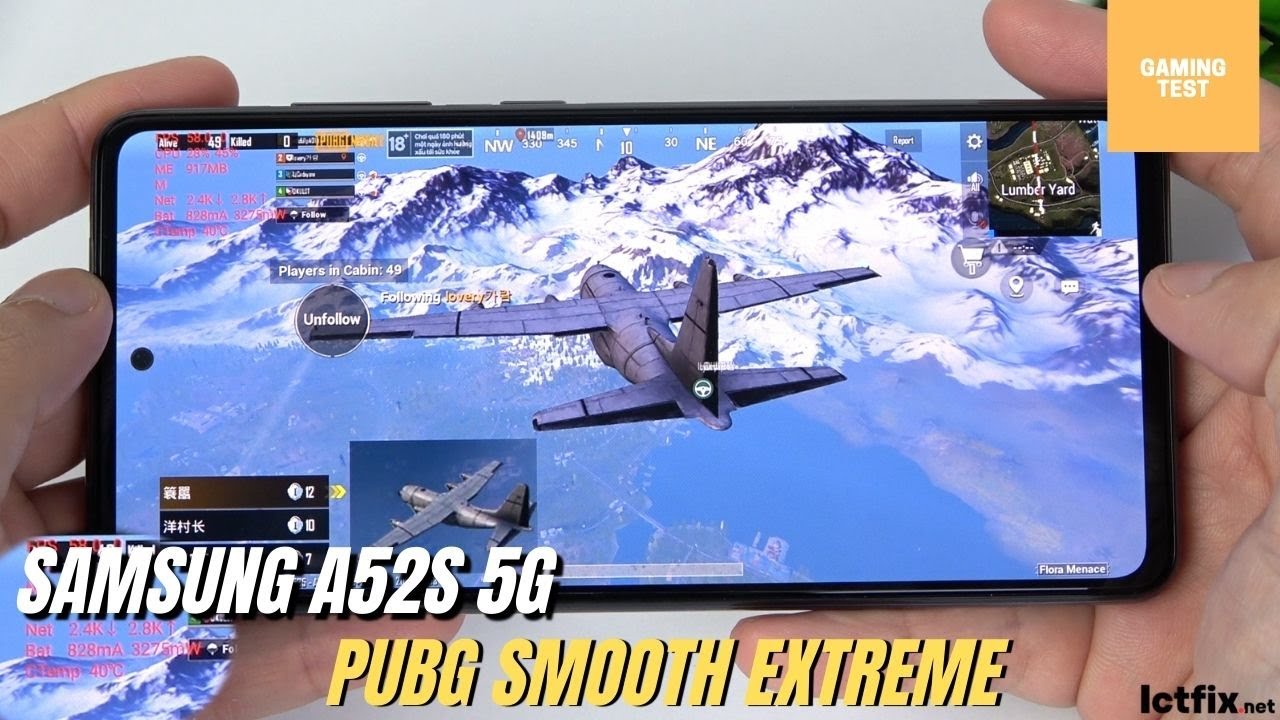Samsung Galaxy A52s PUBG Gaming test | Snapdragon 778G 5G, 120Hz ...
