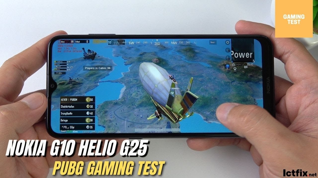 Nokia G10 PUBG Gaming test | Helio G25, 4GB RAM - ICTfix