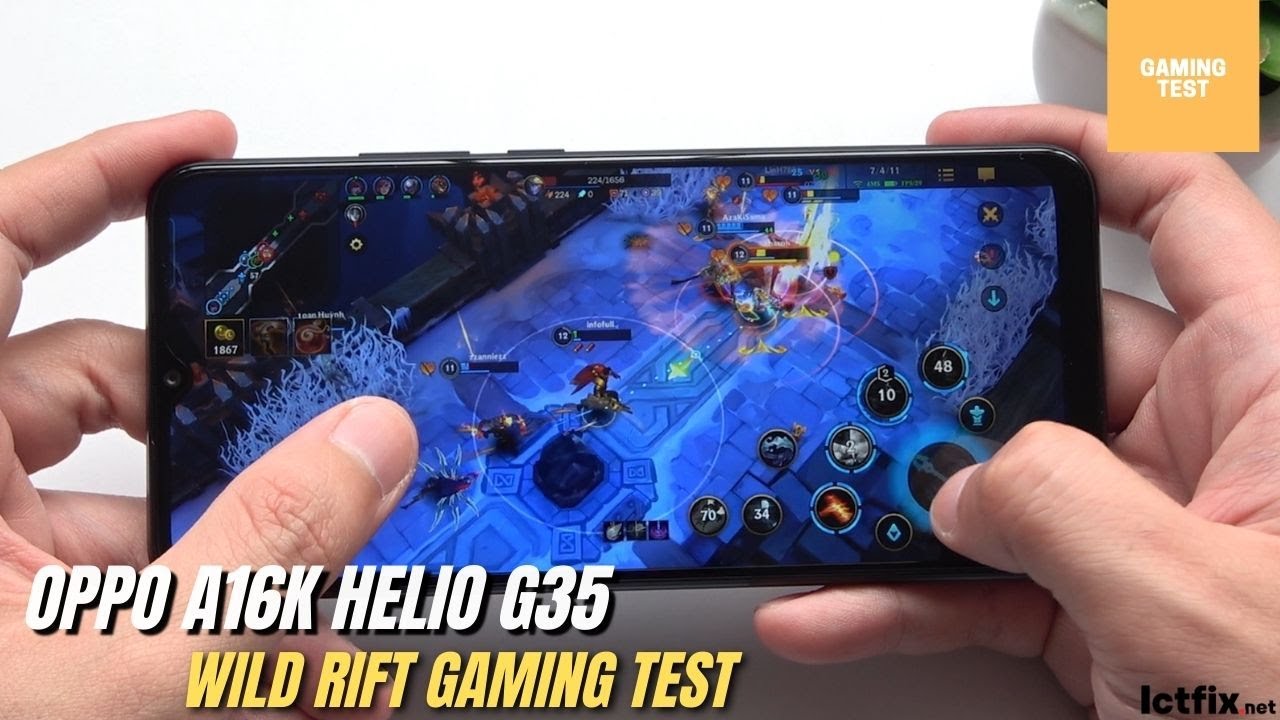 Oppo A16k test game Wild Rift League of Legends Mobile | LOL Mobile ...