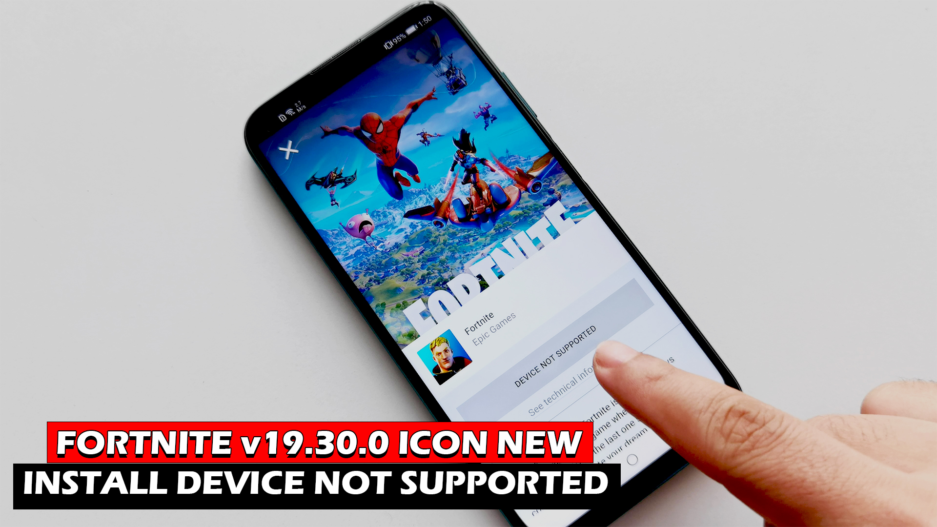 Update FORTNITE v19.30.0 DEVICE NOT SUPPORTRED - ICTfix