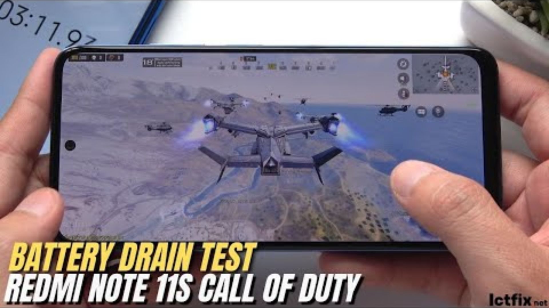 Xiaomi Redmi Note 11s Call of Duty Gaming test CODM | Helio G96 - ICTfix