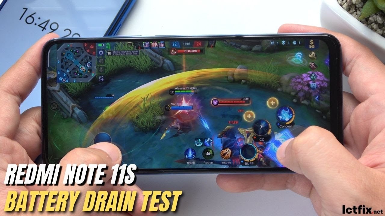 Xiaomi Redmi Note 11s Mobile Legends Gaming test | Helio G96 - ICTfix