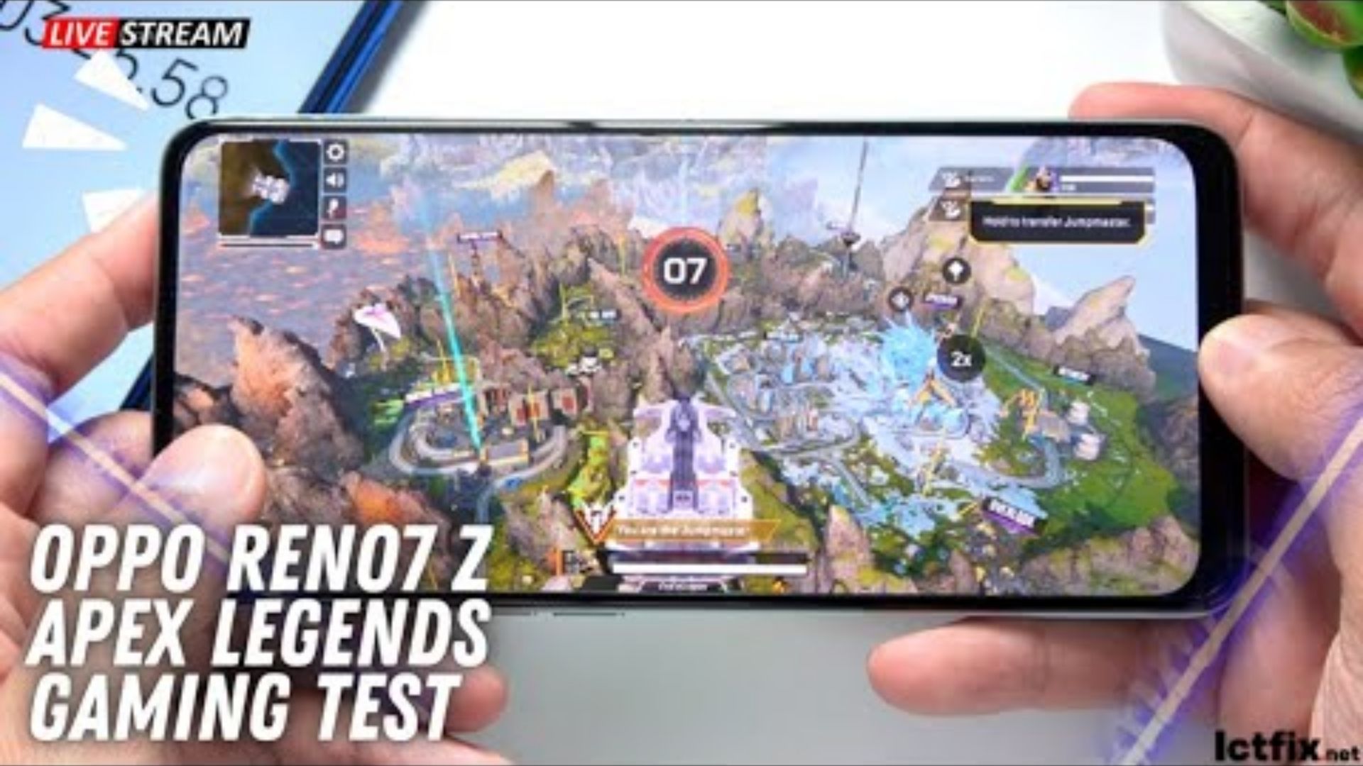 Oppo Reno7 Z 5G Apex Legends Mobile Gaming test | Snapdragon 695 - ICTfix