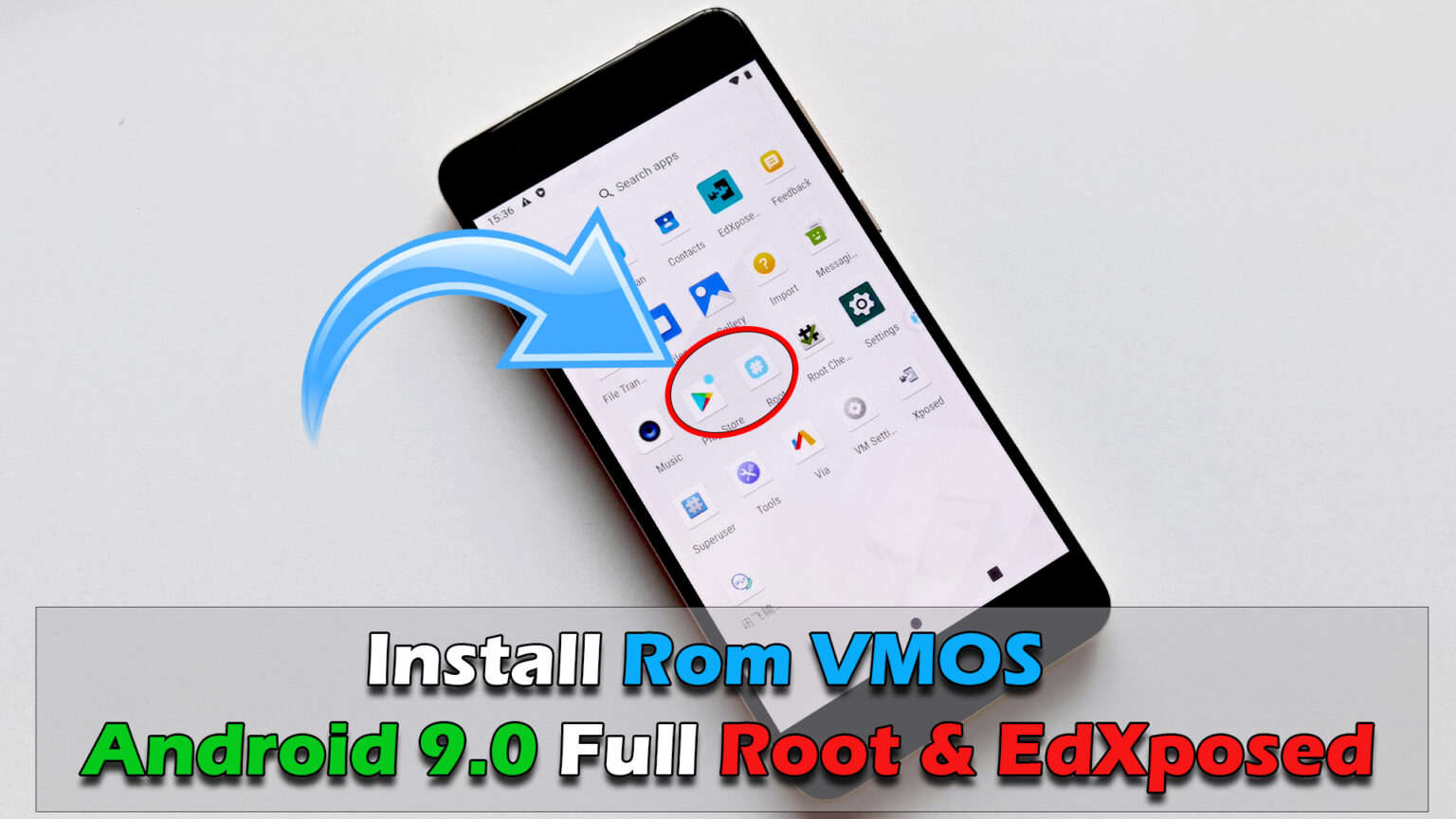 Install Rom VMOS Android 9.0 Full Root & EdXposed Support Google Play ...