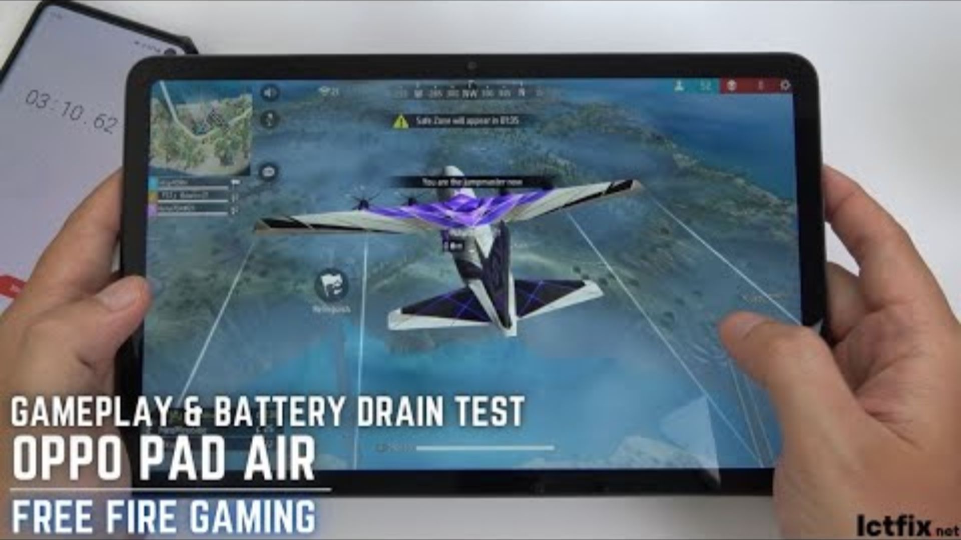 Oppo Pad Air Free Fire Gaming test | Snapdragon 680, 4GB RAM - ICTfix