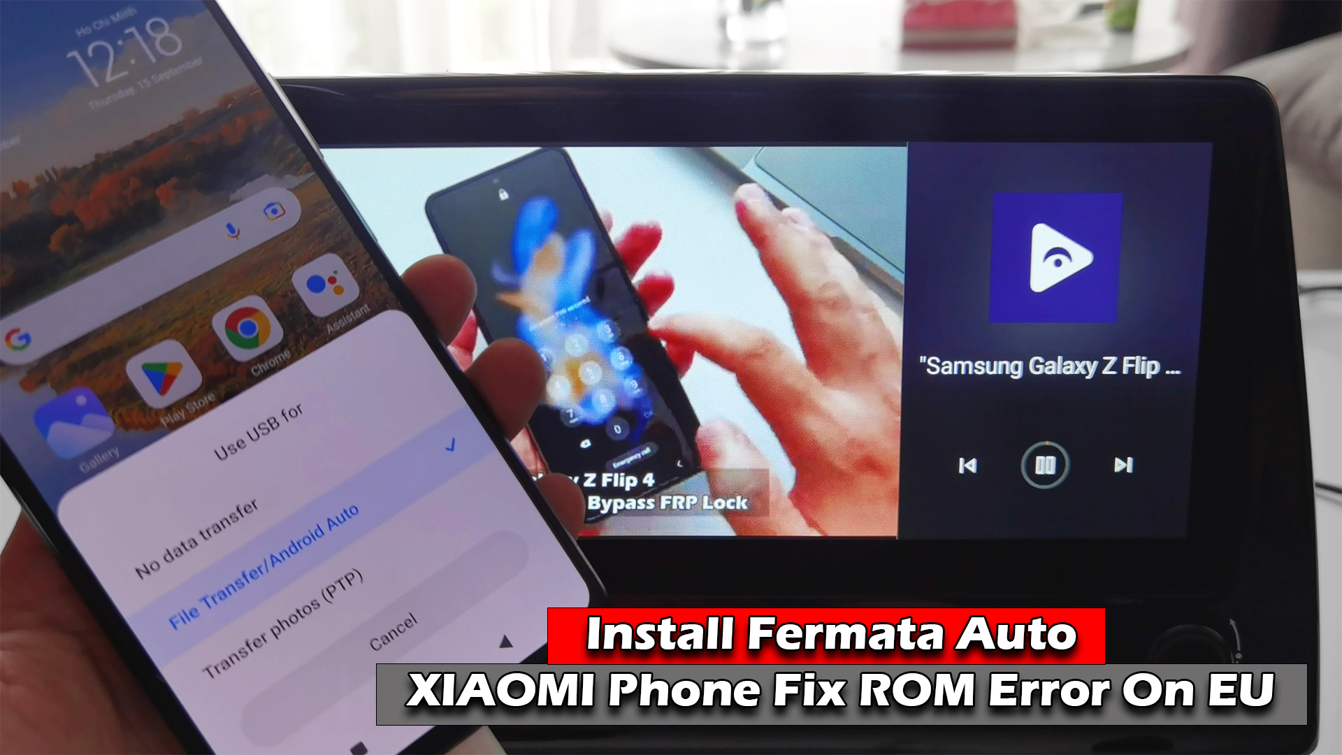 Install Fermata Auto XIAOMI Phone Fix ROM Error On EU - ICTfix
