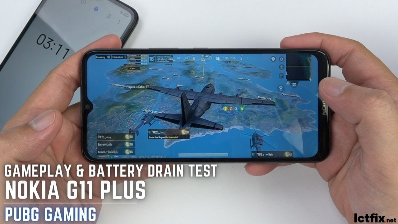 Nokia G11 Plus PUBG Mobile Gaming test | Unisoc T606, 90Hz Display - ICTfix