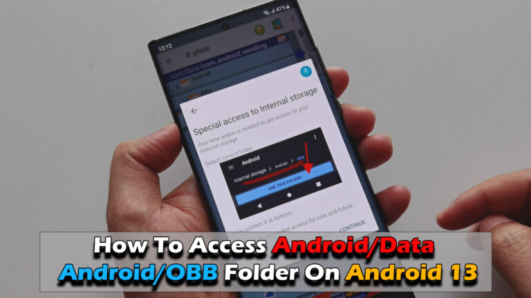 How To Access Folder Android/Data | Android/OBB On Android 11 | 12 | 13 - ICTfix