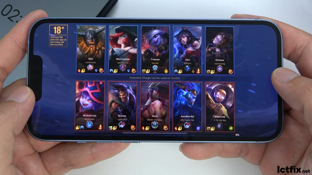 iPhone 14 League of Legends Mobile Wild Rift Gaming test | LOL Mobile ...