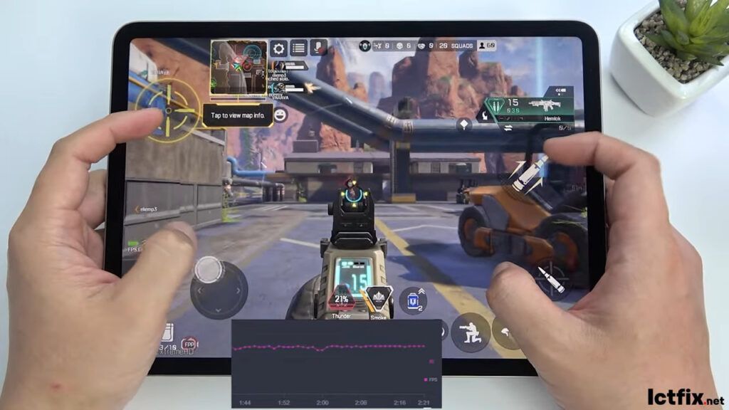 iPad Pro M2 2022 Apex Legends Mobile Gaming test | Apple M2, 120Hz ...