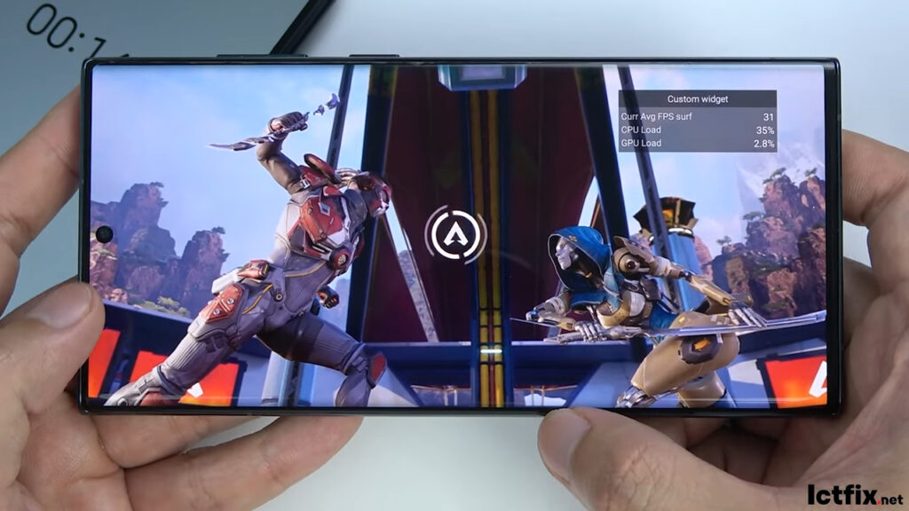 Samsung Galaxy S22 Ultra Apex Legends Mobile Gaming test - ICTfix
