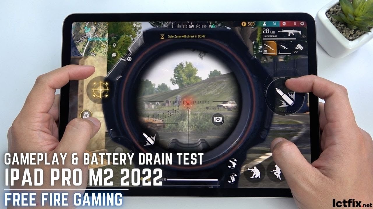iPad Pro M2 2022 Free Fire Gaming test | Apple M2, 120Hz Display - ICTfix