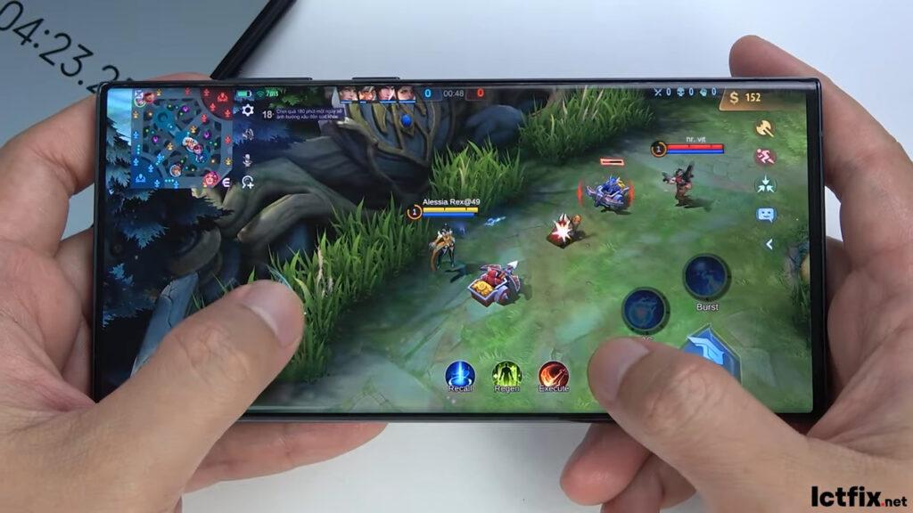 Samsung Galaxy S22 Ultra Mobile Legends Gaming test New Update - ICTfix
