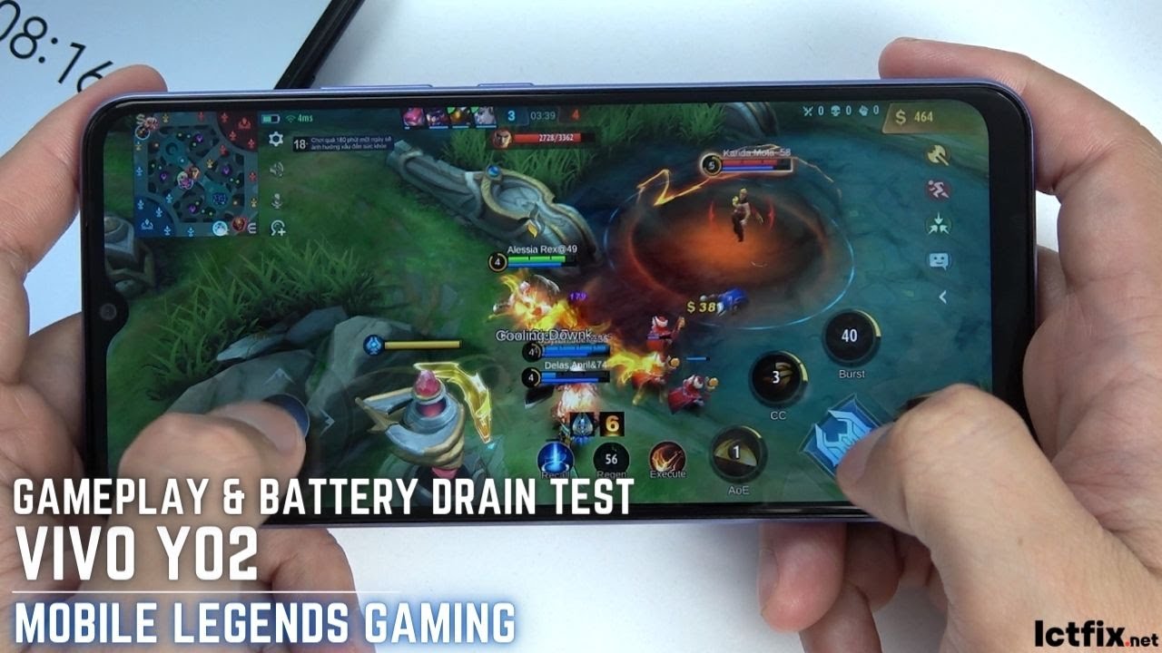 Vivo Y02 Mobile Legends Gaming test | Helio P22, 2GB RAM - ICTfix