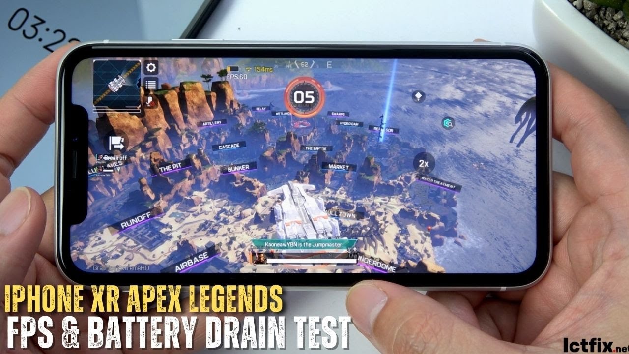 iPhone XR Apex Legends Mobile Gaming test - ICTfix