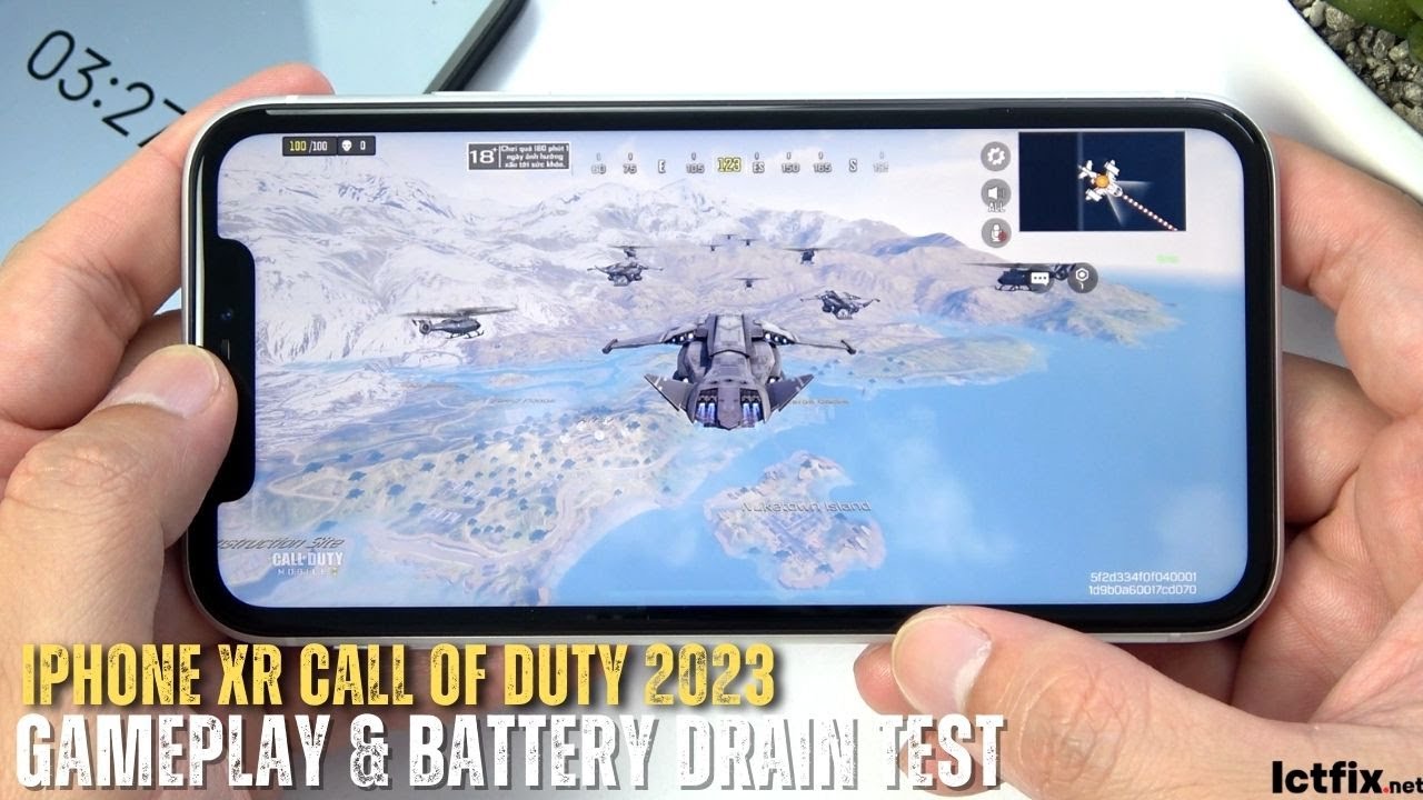 iPhone XR Call of Duty Mobile Gaming test New Update 2023 - ICTfix