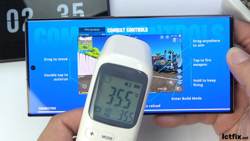 Samsung Galaxy S23 Ultra Fortnite Gaming test - ICTfix
