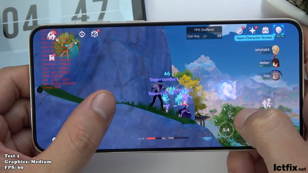 Samsung Galaxy S23 Plus Genshin Impact Gaming test Max Setting ...