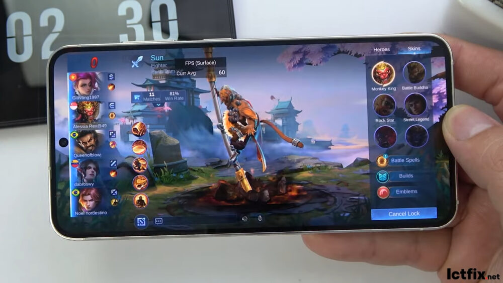 Samsung Galaxy S23 Mobile Legends Gaming test | Snapdragon 8 Gen 2 ...