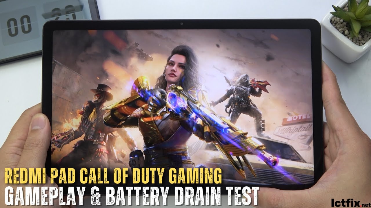 Xiaomi Redmi Pad Call of Duty Mobile Gaming test | 90Hz Display, 3GB ...