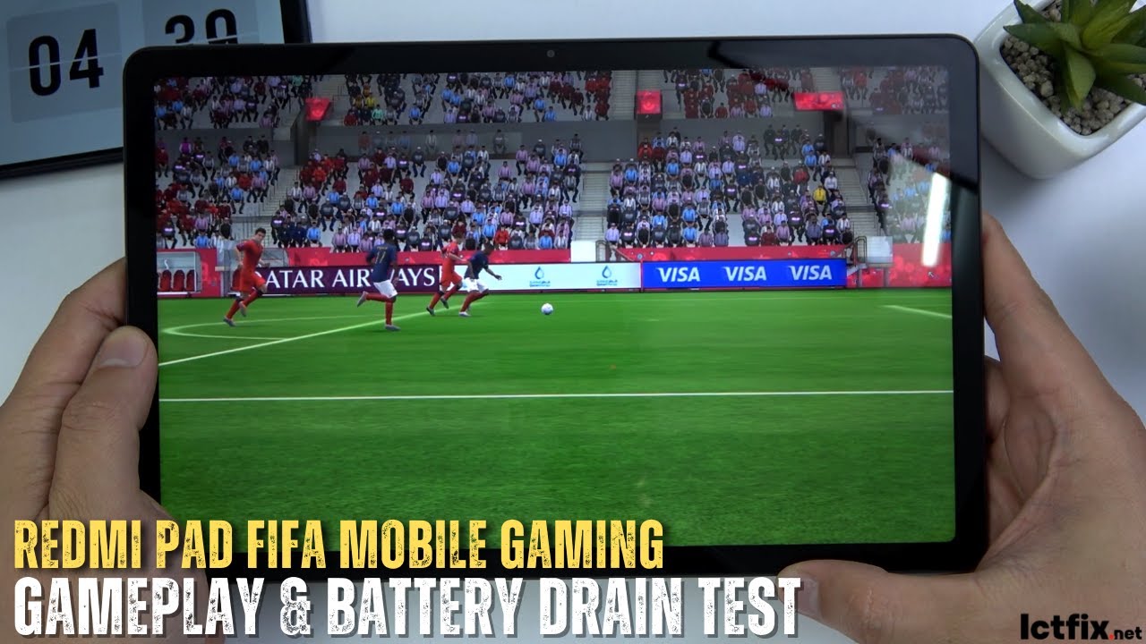Xiaomi Redmi Pad FiFa Mobile Gaming test | 90Hz Display, 3GB RAM - ICTfix