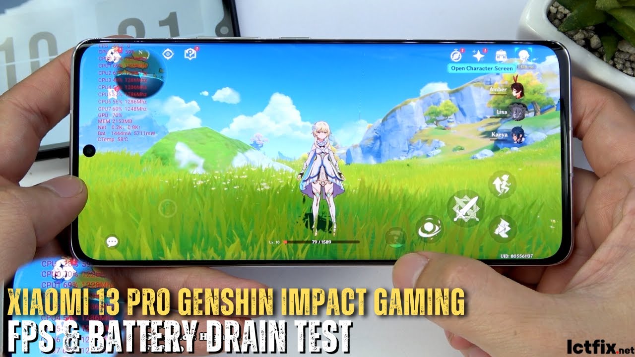 Xiaomi 13 Pro Genshin Impact Gaming test | Snapdragon 8 Gen 2, 120Hz ...