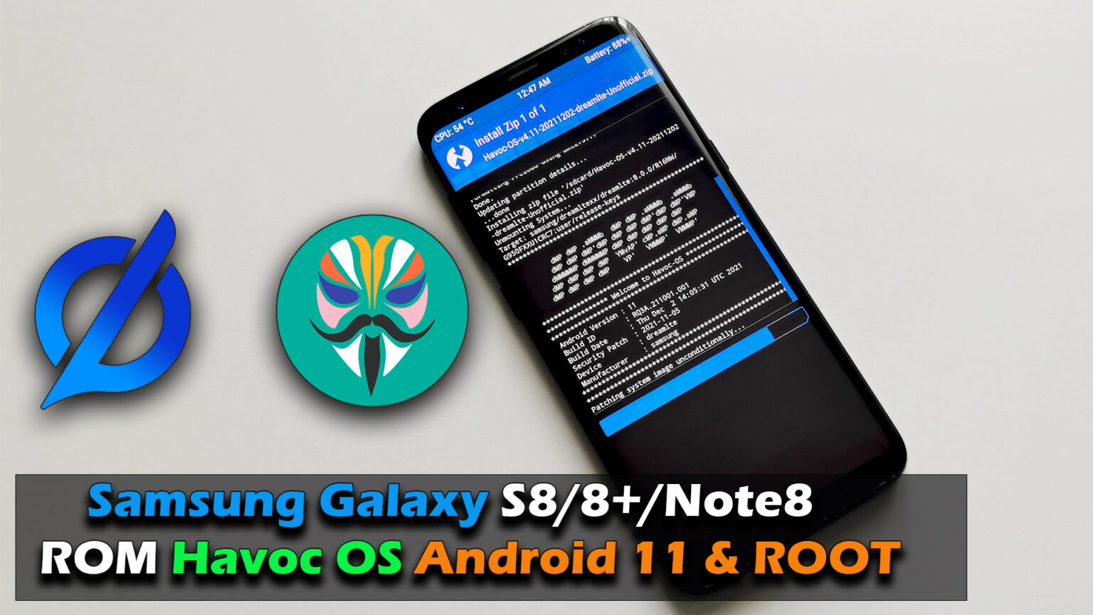 Samsung Galaxy S8/8+/Note8 Update ROM Havoc OS Android 11 & ROOT - ICTfix
