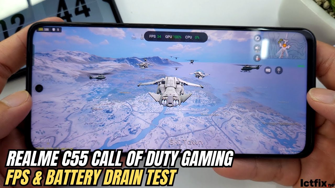 Realme C55 Call of Duty Mobile Gaming test CODM | Helio G88, 90Hz ...