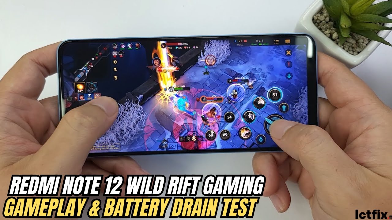 Xiaomi Redmi Note 12 Wild Rift Gaming test | League of Legends LOL ...