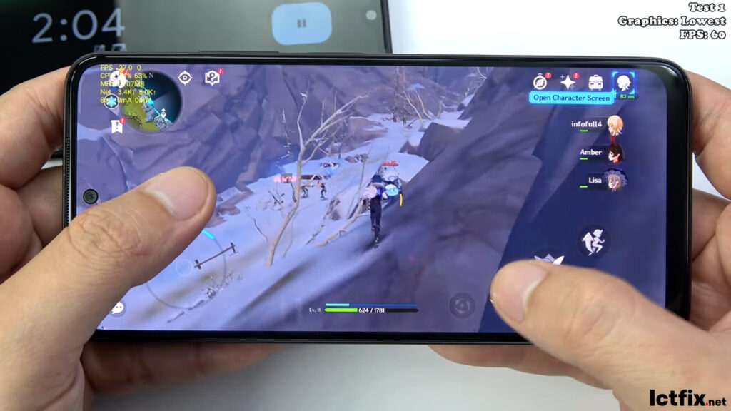 Xiaomi Redmi Note 12S Genshin Impact Gaming test | Helio G96, 90Hz ...