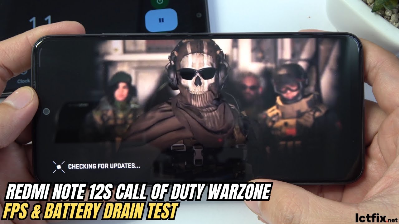 Xiaomi Redmi Note 12s Call of Duty Warzone Mobile Gaming test - ICTfix