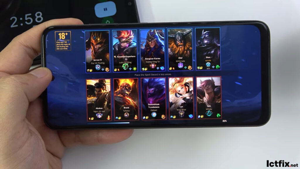 Xiaomi Redmi Note 12s Wild Rift Gaming test | League of Legends LOL ...