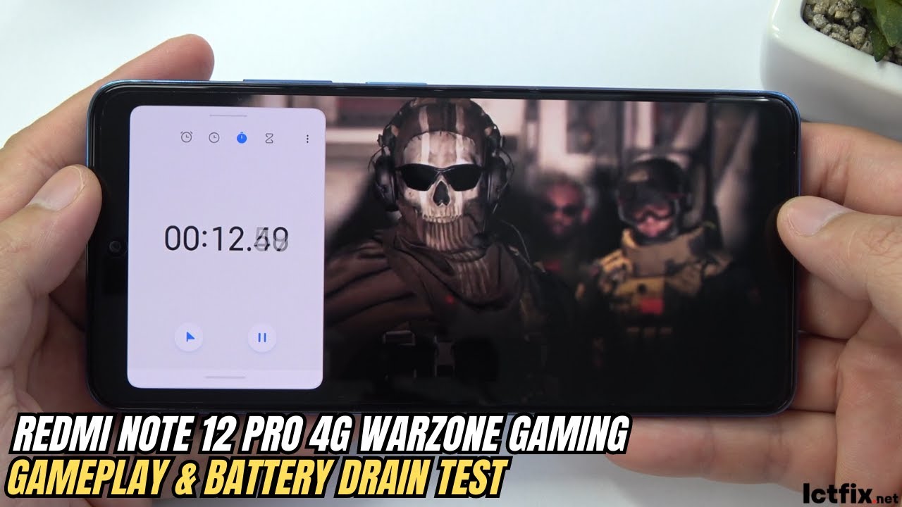 Xiaomi Redmi Note 12 Pro 4G Call of Duty Warzone Mobile Gaming test ...