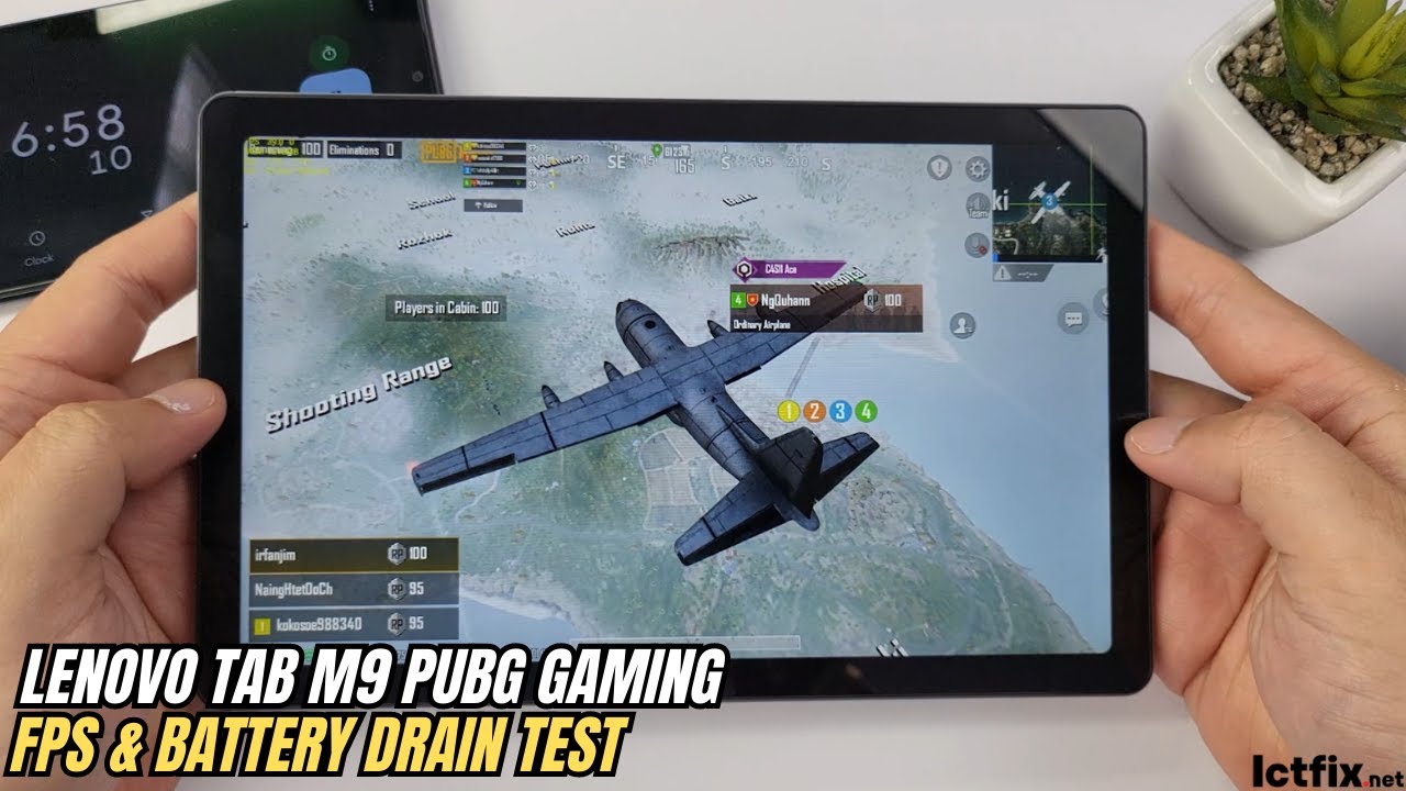Lenovo Tab M9 PUBG Gaming test | Helio G80, 4GB RAM - ICTfix